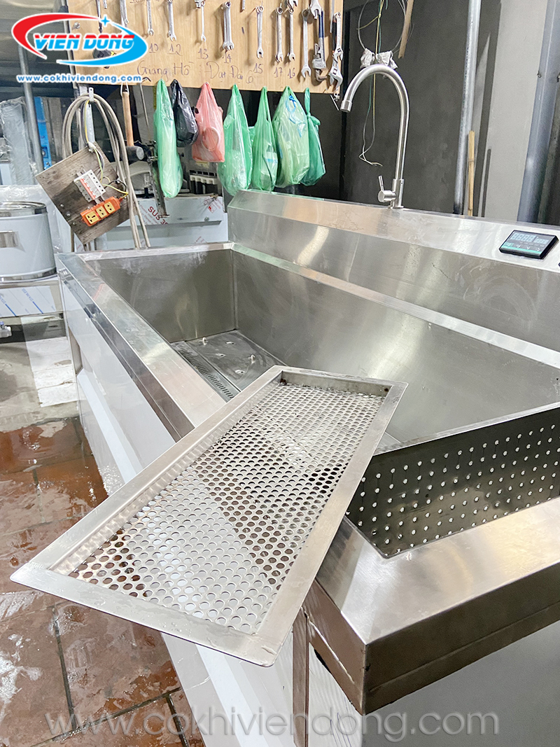 BÁO GIÁ 4 mẫu máy rửa rau củ quả công nghiệp Viễn Đông